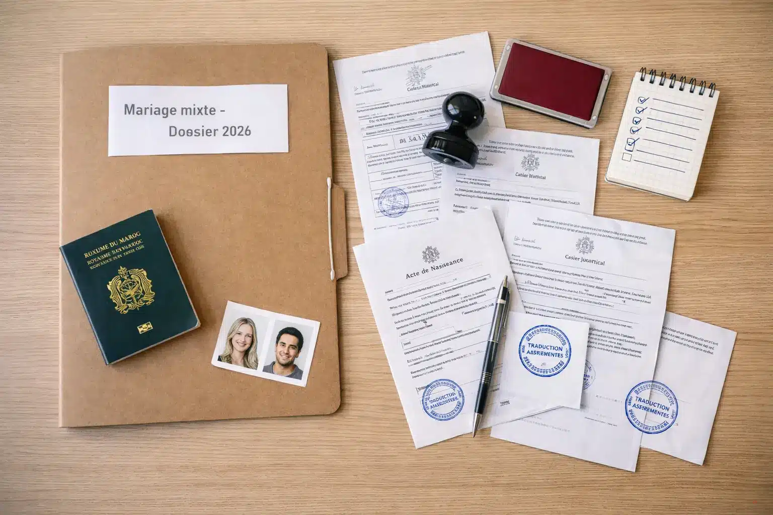 Mariage mixte Maroc 2026 : Guide complet et documents